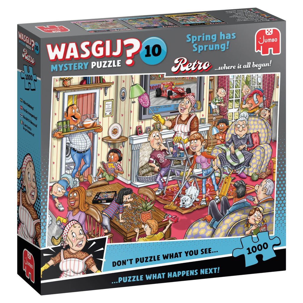Wasgij Retro Mystery 10 Spring has Sprung! med 1000 brikker ...