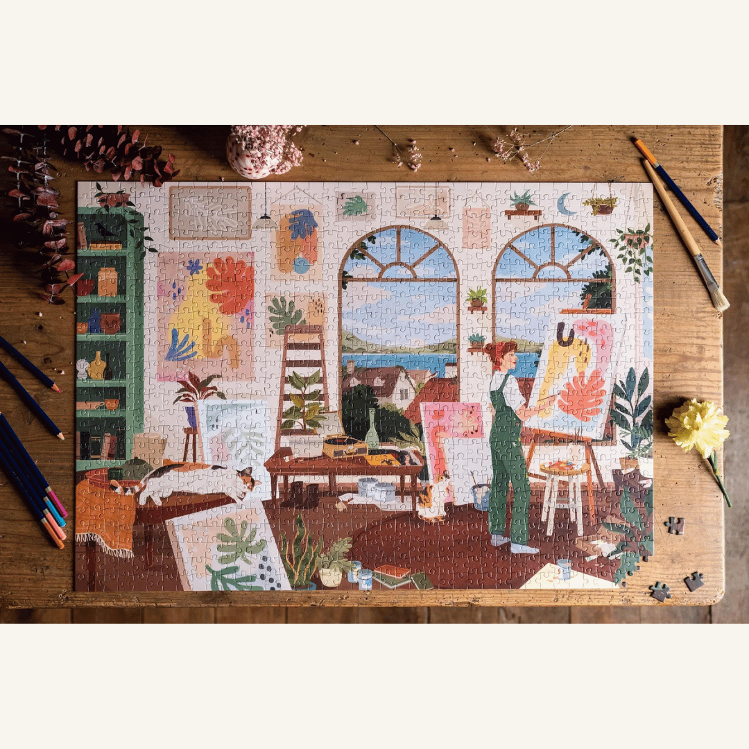 Creative Studio 1000 brikker puslespil fra Trevell – Puslespilsbutikken ...