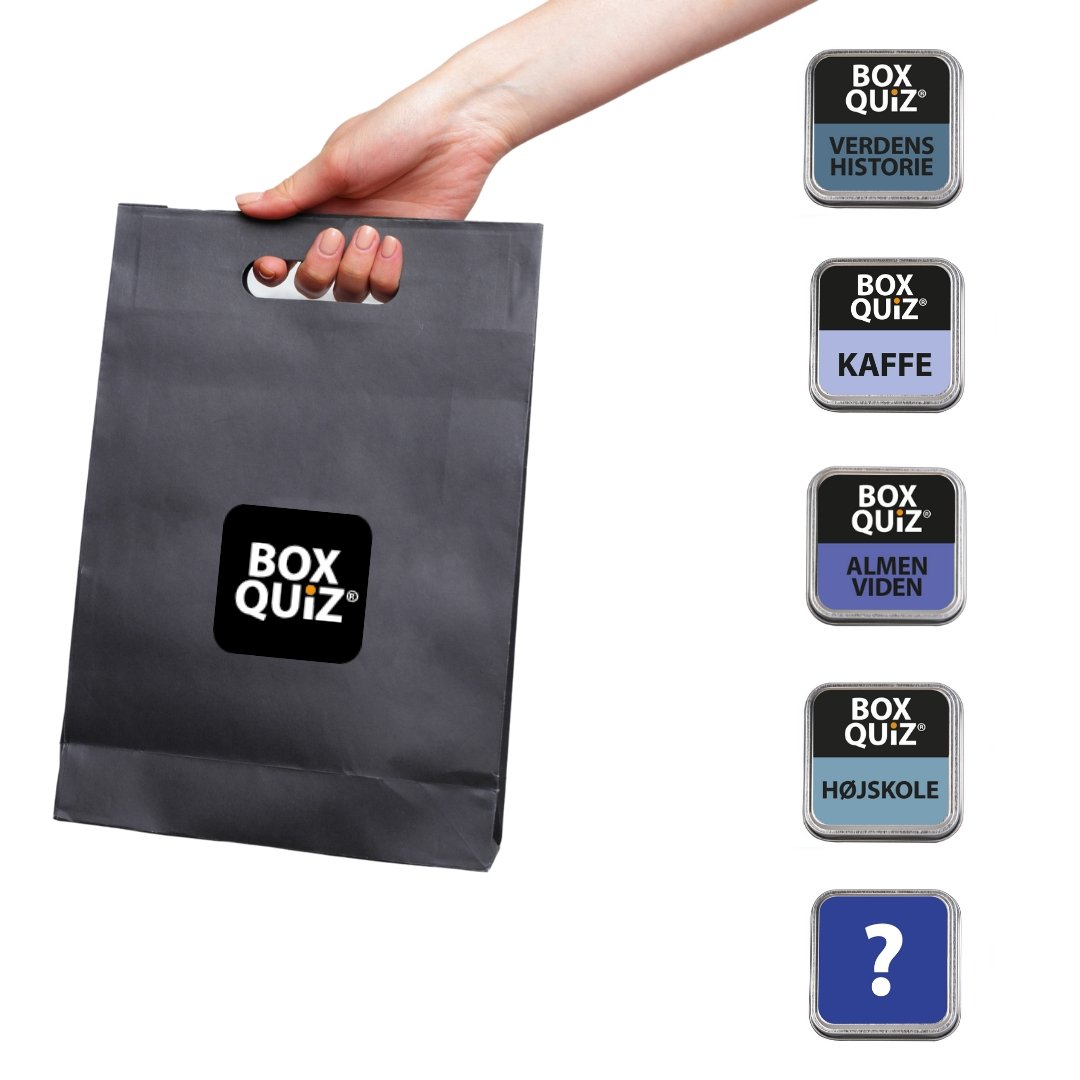 Quiz for Voksne & Store Børn | BoxQuiz, Set i Butikker -> Tilbud